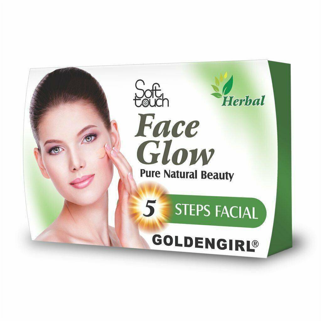 Soft Touch Face Glow Facial Kit - 5 Steps Facial Kit - Leyjao.pk