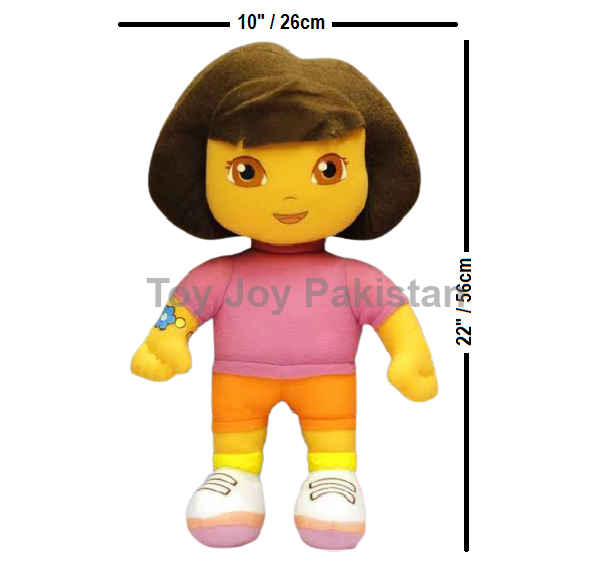 Nickelodeon Dora The Explorer Plush Toy Cute Dora Stuffed Doll ( 22" x ...