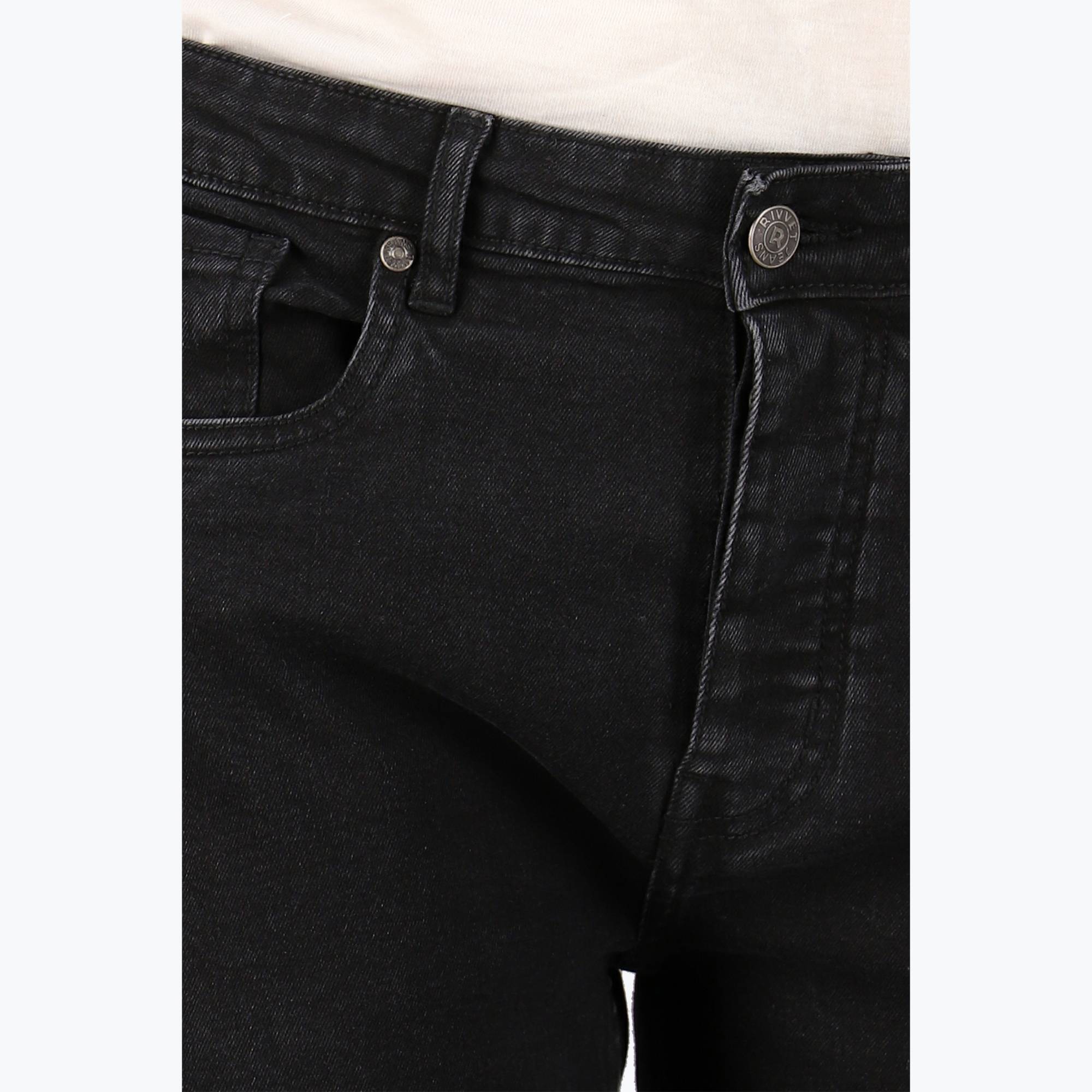 Parker Straight Biker Cut Black - Leyjao.pk