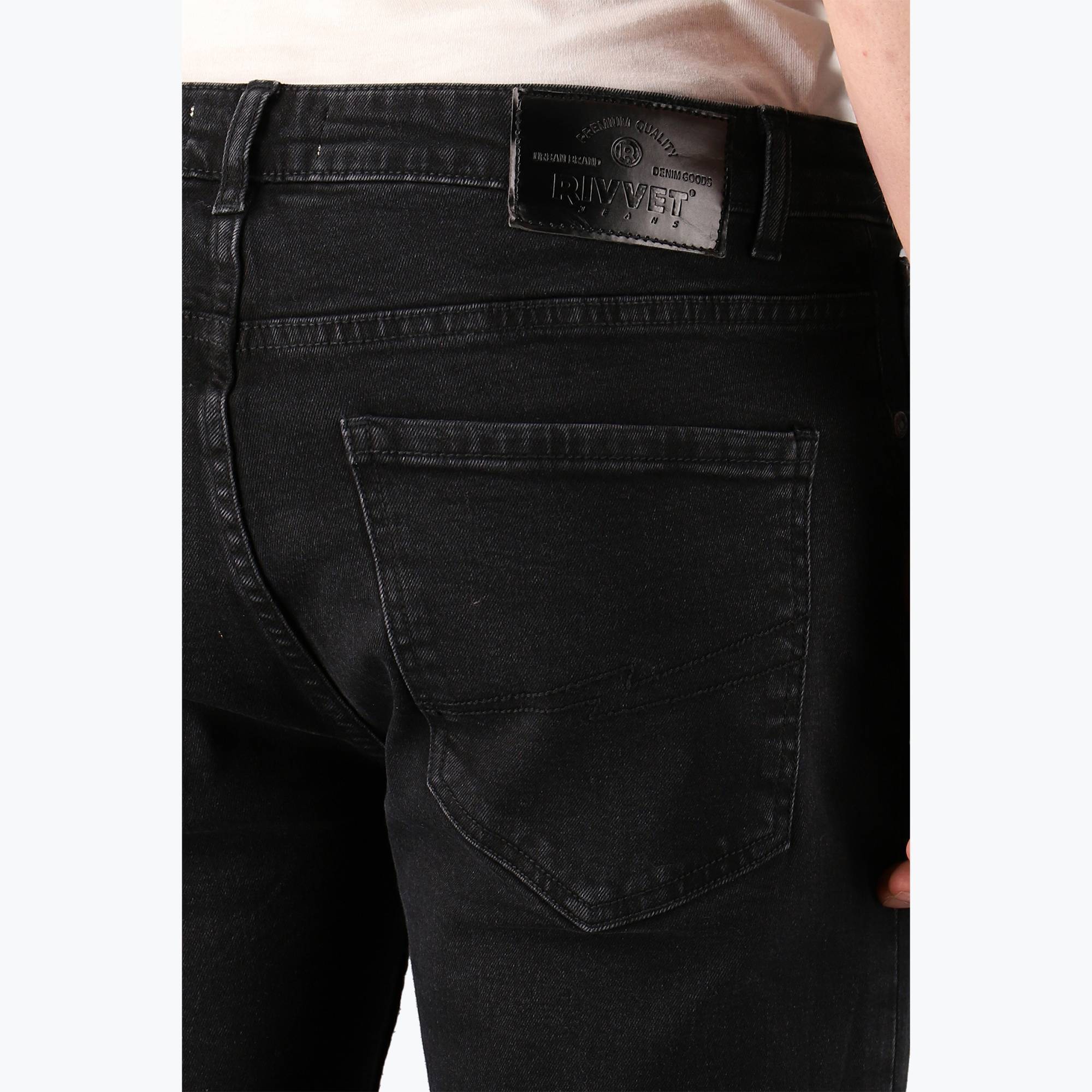 Parker Straight Biker Cut Black - Leyjao.pk