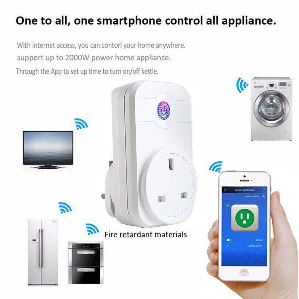 Pack Of 3 Vindar Wifi Smart Socket & Wireless Plug Compatible - Leyjao.pk
