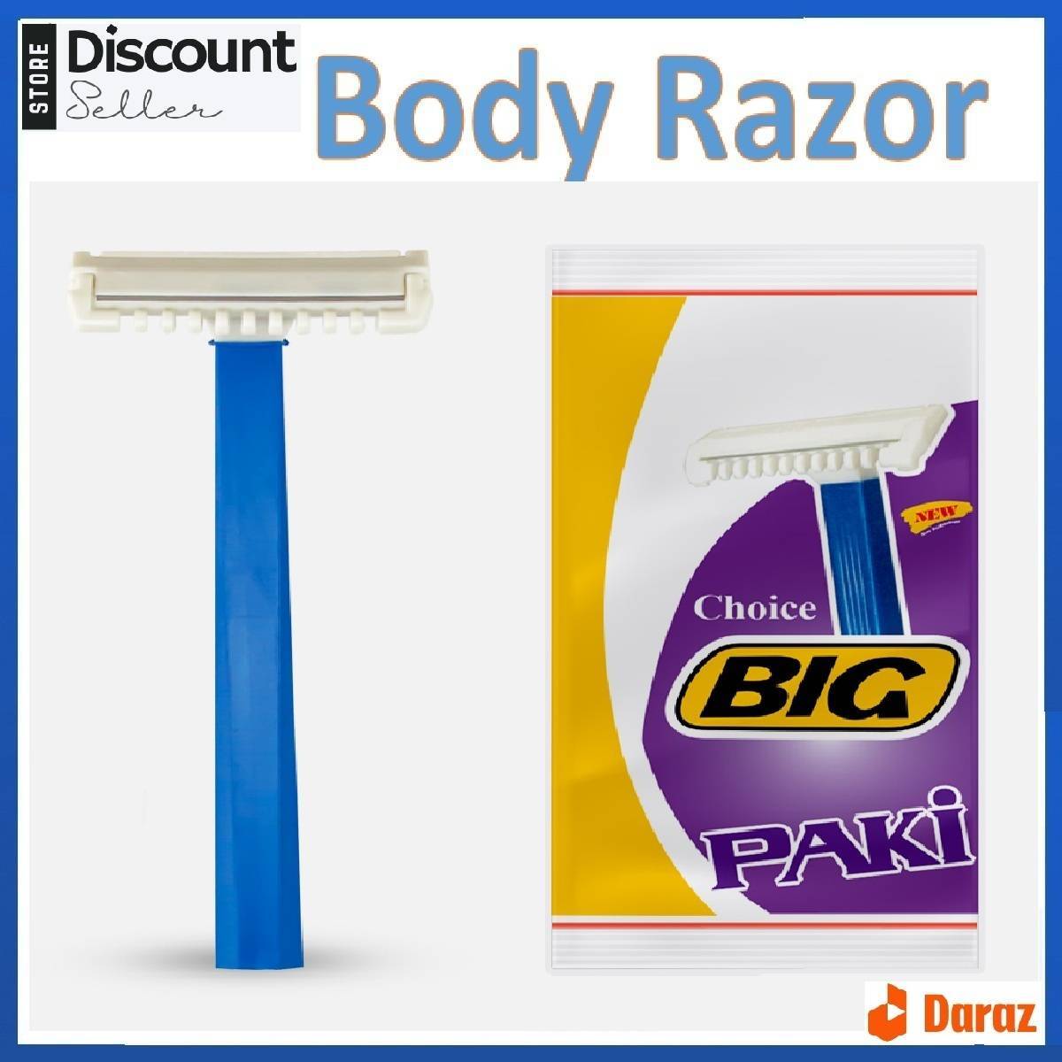 Pack Of 12 Pcs - Big Paki Razor For Boys - Leyjao.pk