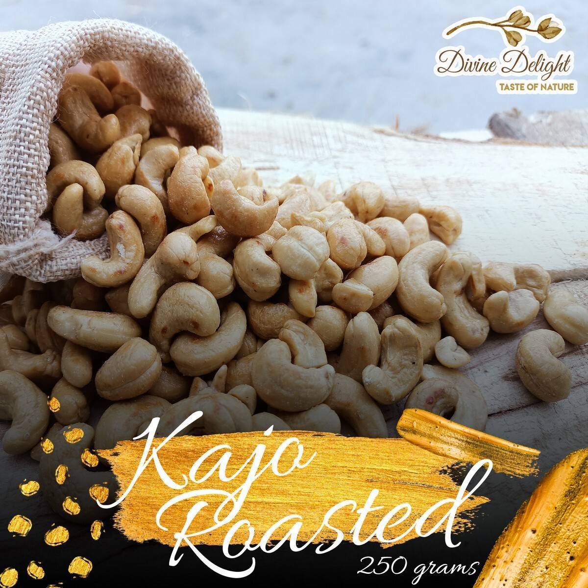 Kajo Roasted - Fresh Stock - 250Grams Pack - Leyjao.pk
