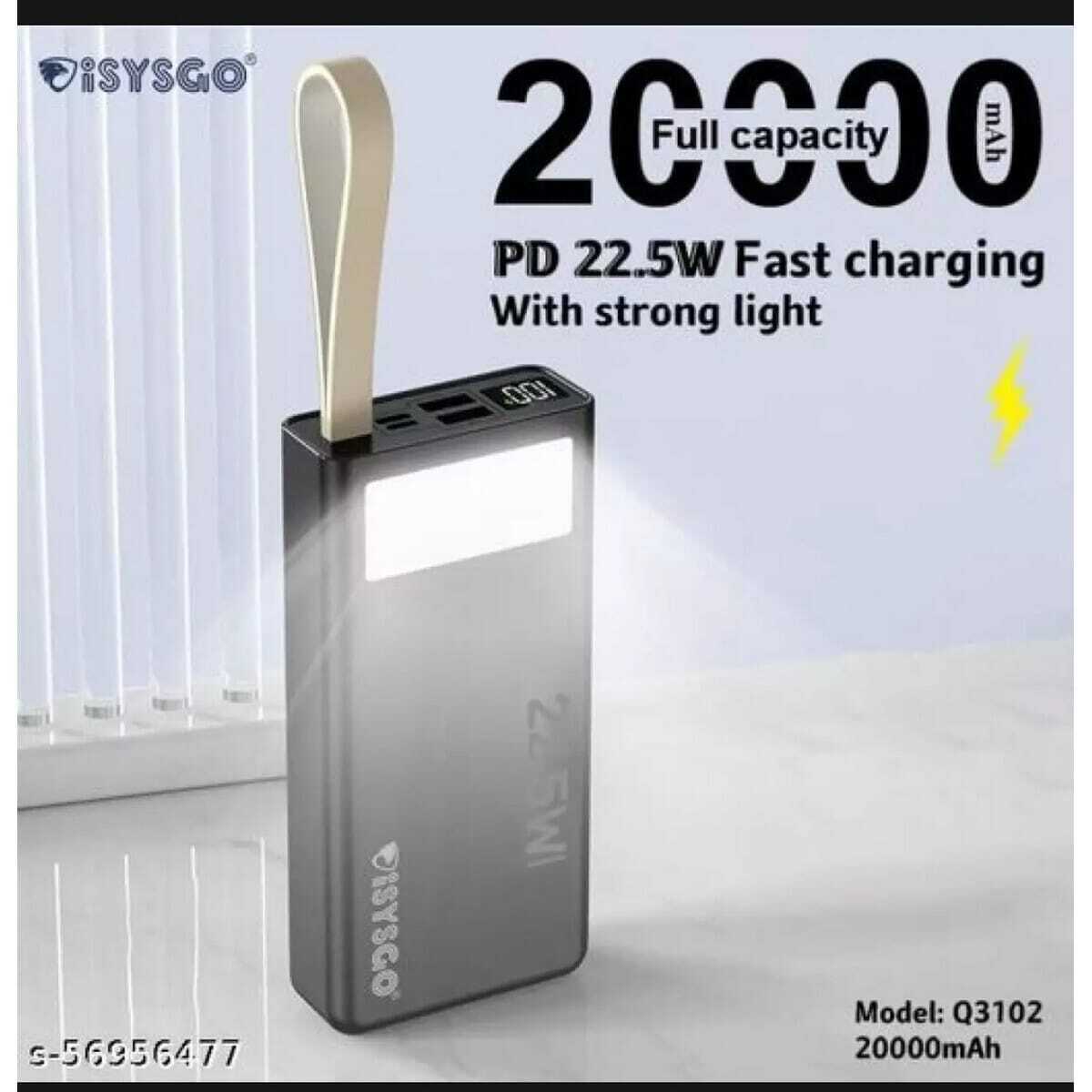 Kin Vale Q3102 20000 Mah Power Bank With 22.5W Fast Charging, Compact ...