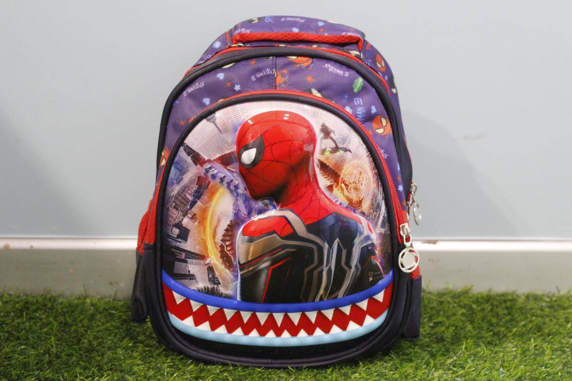 Spider Man School Bag for Play Group (SSKK-35) - Leyjao.pk