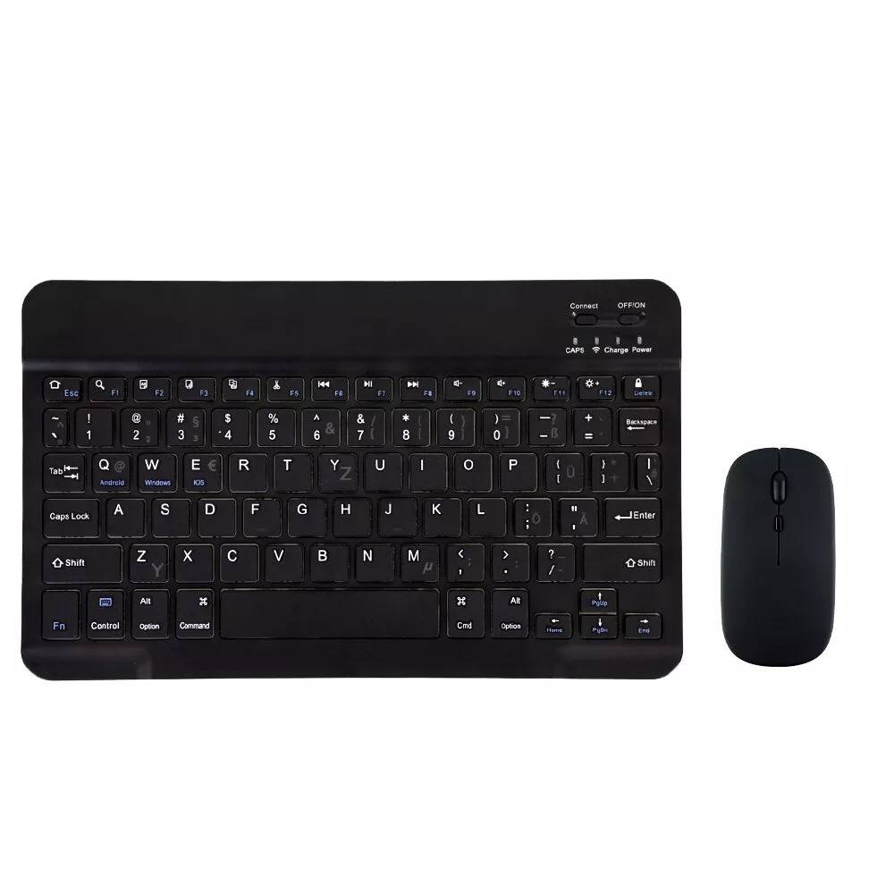 Mini Wireless Bluetooth Keyboard Mouse Combo Kit - Leyjao.pk