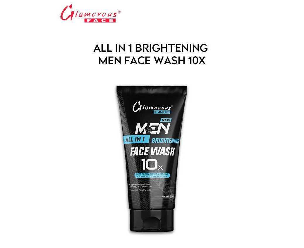 Glamorous Face - Brightening Men Face Wash - Leyjao.pk