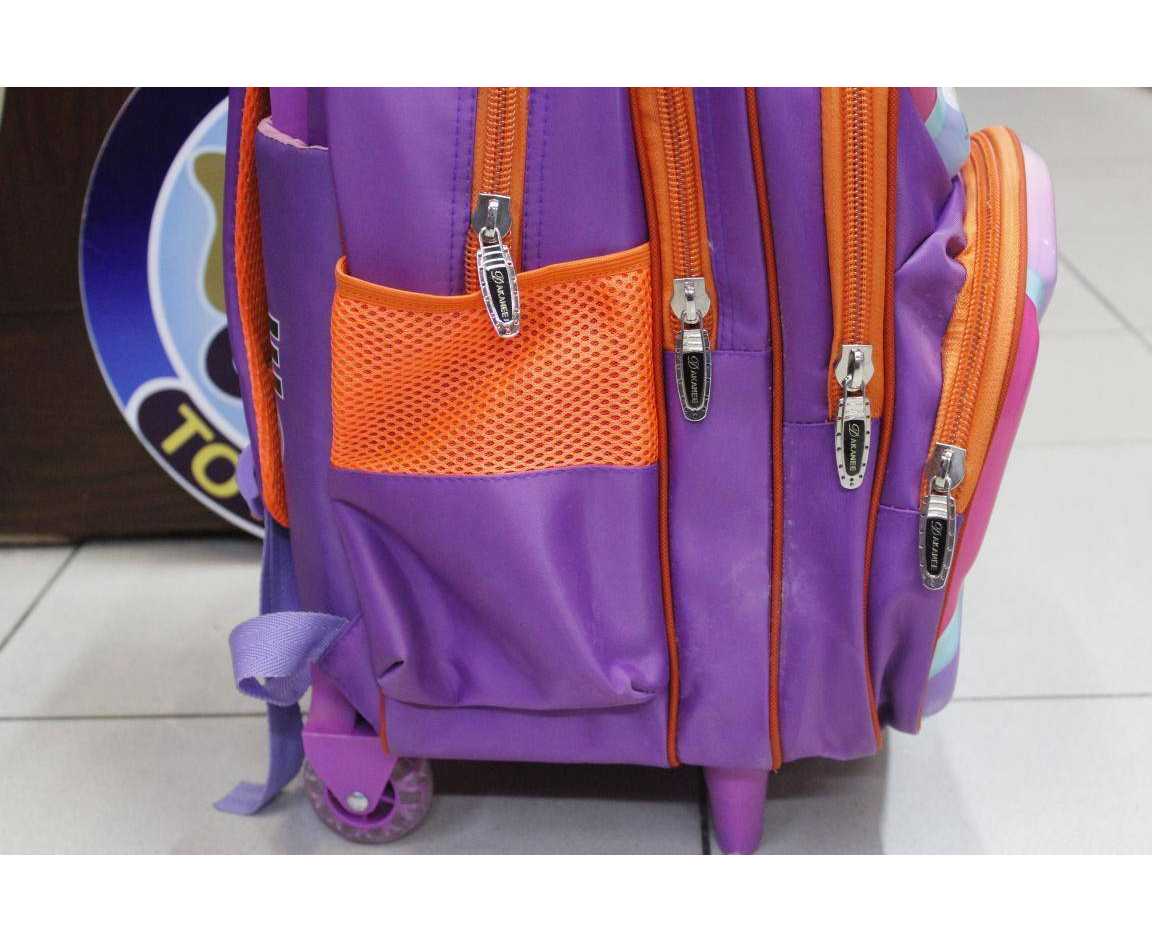Sofia The First School Bag Trolley For Grade-1 & 2 (T15075) - Leyjao.pk