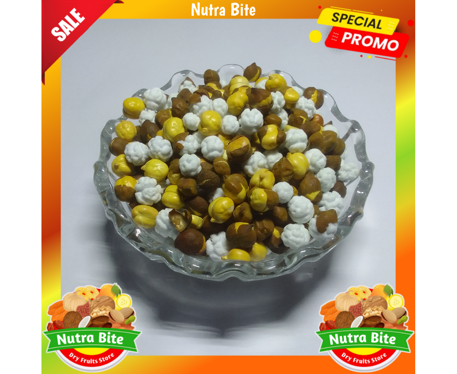 Nutra Bite Roasted Channa & Sweet Makhane Candy Mix Pack - 2KG - Leyjao.pk