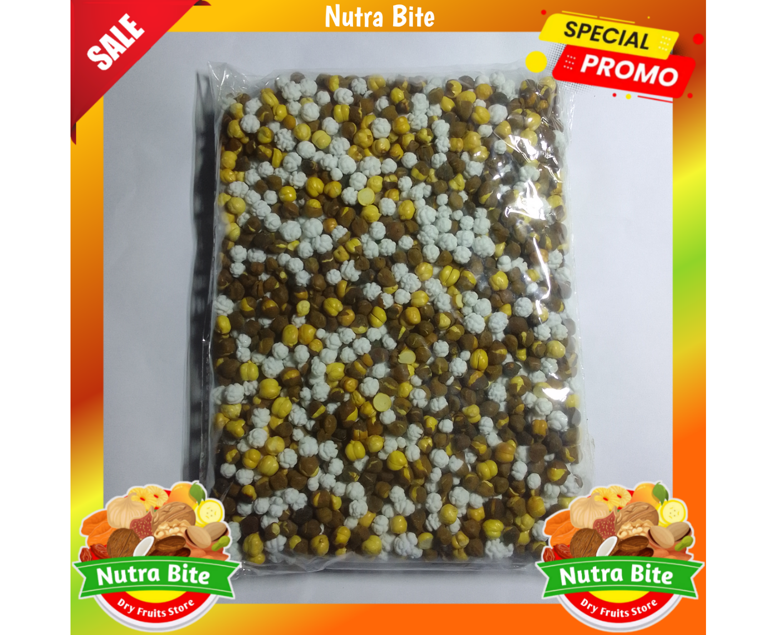 Nutra Bite Roasted Channa & Sweet Makhane Candy Mix Pack - 1KG - Leyjao.pk