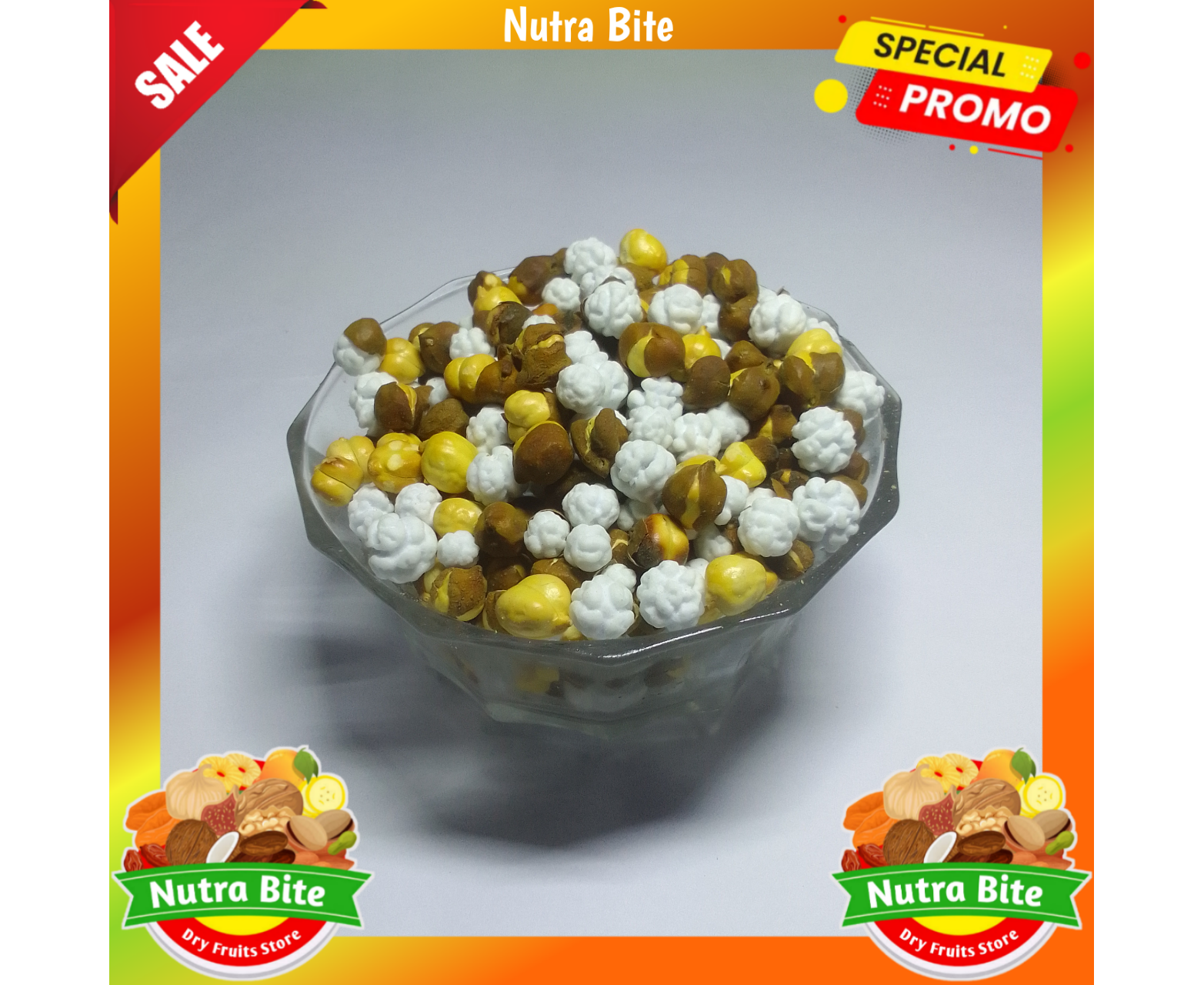 Nutra Bite Roasted Channa & Sweet Makhane Candy Mix Pack - 1KG - Leyjao.pk
