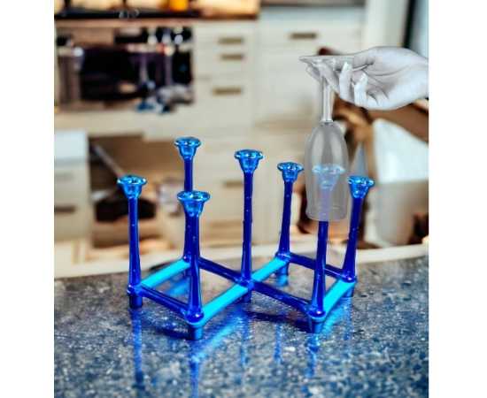 Folding Glass Stand And Adjustable - Leyjao.pk